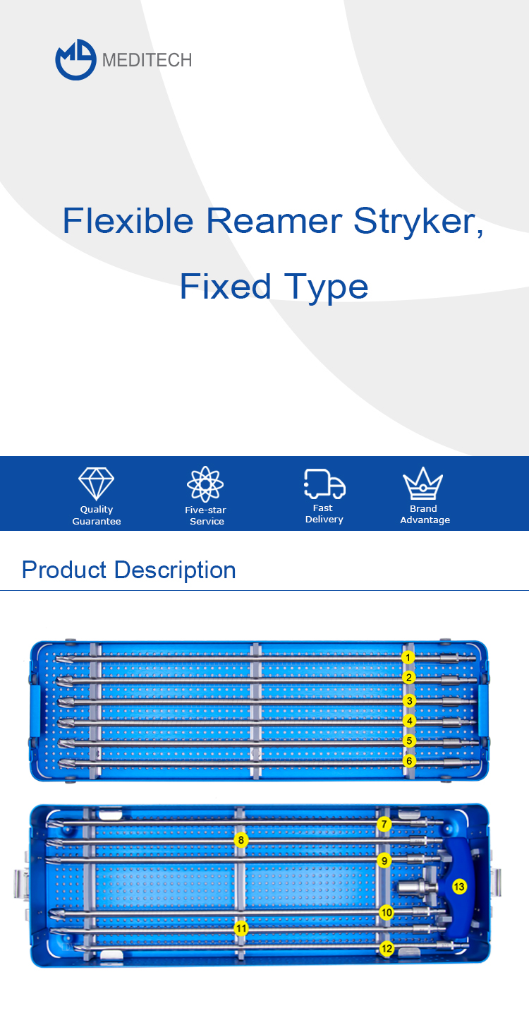 Flexible Reamer Stryker Fixed Type Manufacturer - CZMEDITECH